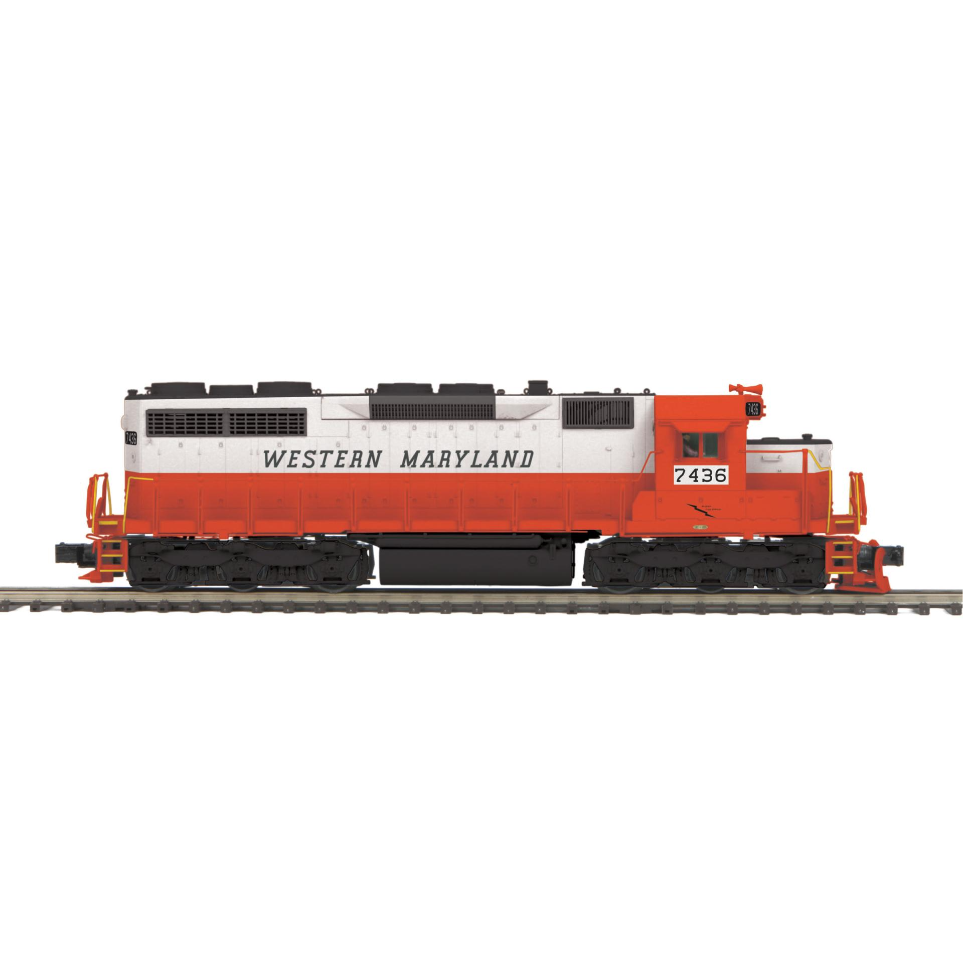 MTH 20-20539-1 Western Maryland O Scale Premier SD-35 Diesel Engine w ...