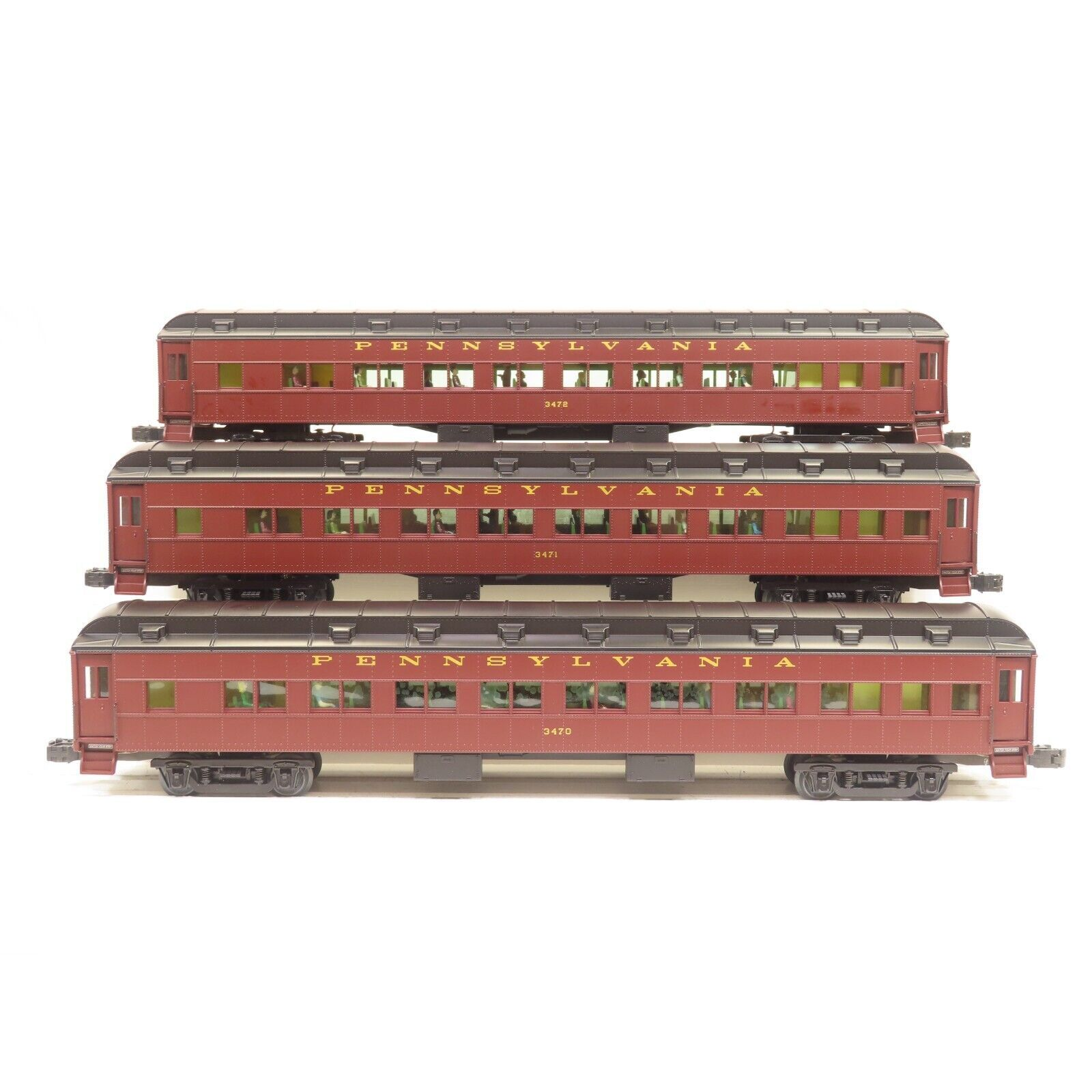 Lionel 6-15554 PA "Commuter" Passenger Car 3-Pack | East Main Trains