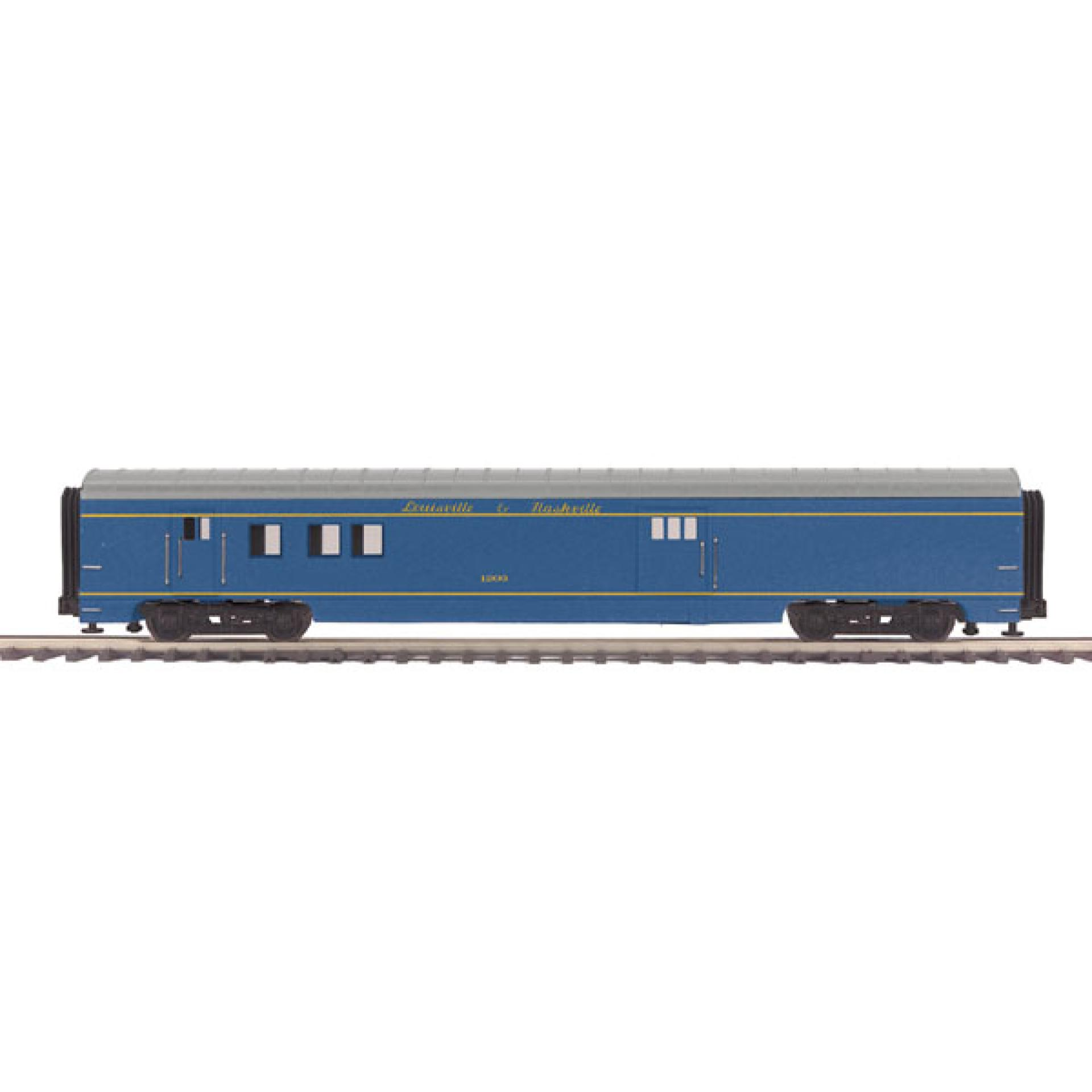 MTH 20-68111 L & N 70' Streamlined RPO Pass Car | East Main Trains