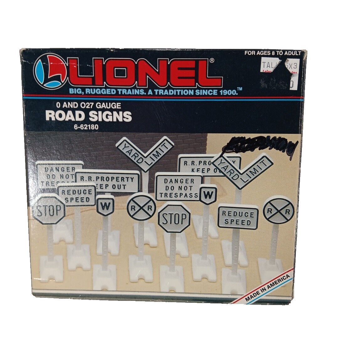 Lionel 6-62180 Road Signs Railyard Landscaping | East Main Trains