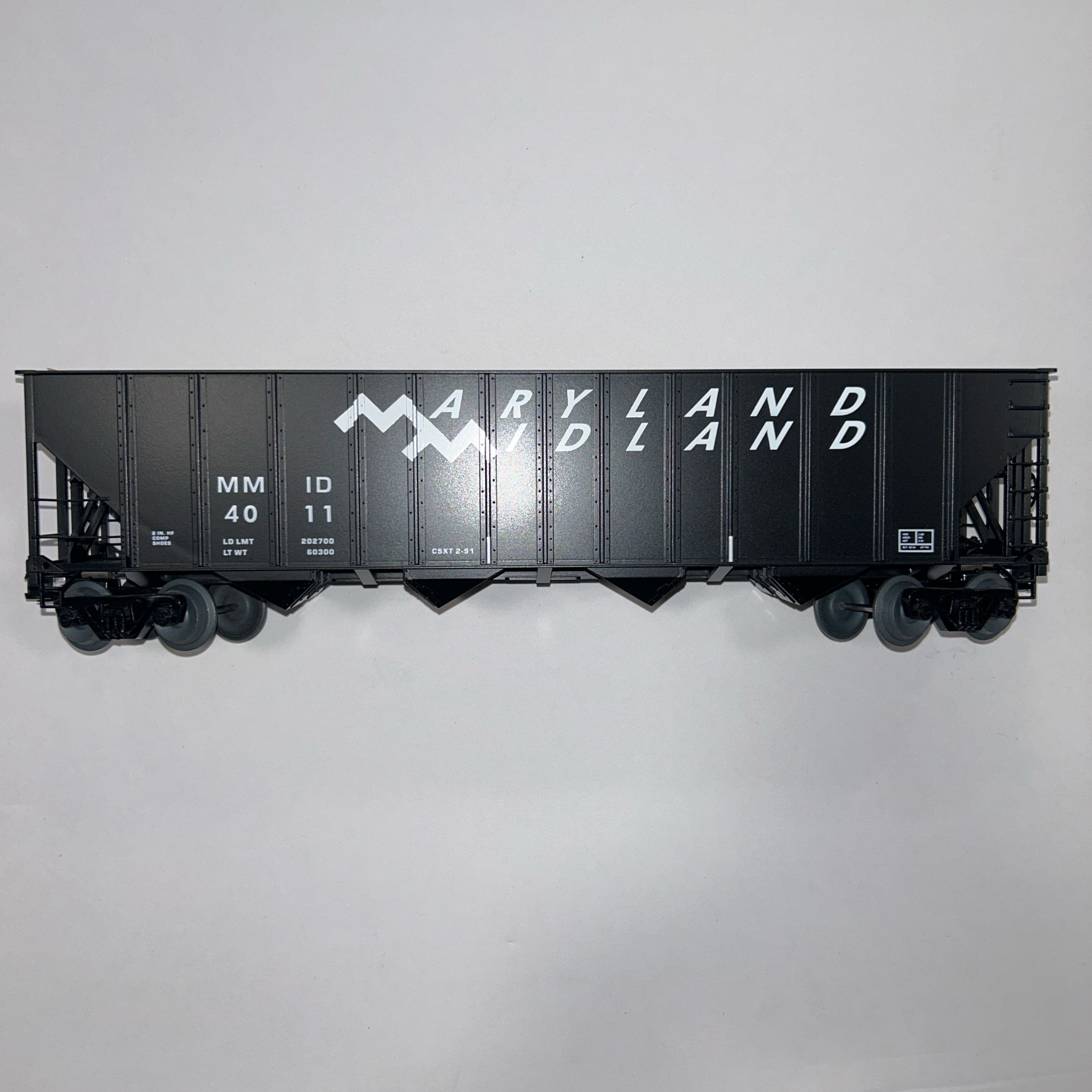 Weaver U4907L-4011 MMID 4 Bay High Side Hopper | East Main Trains