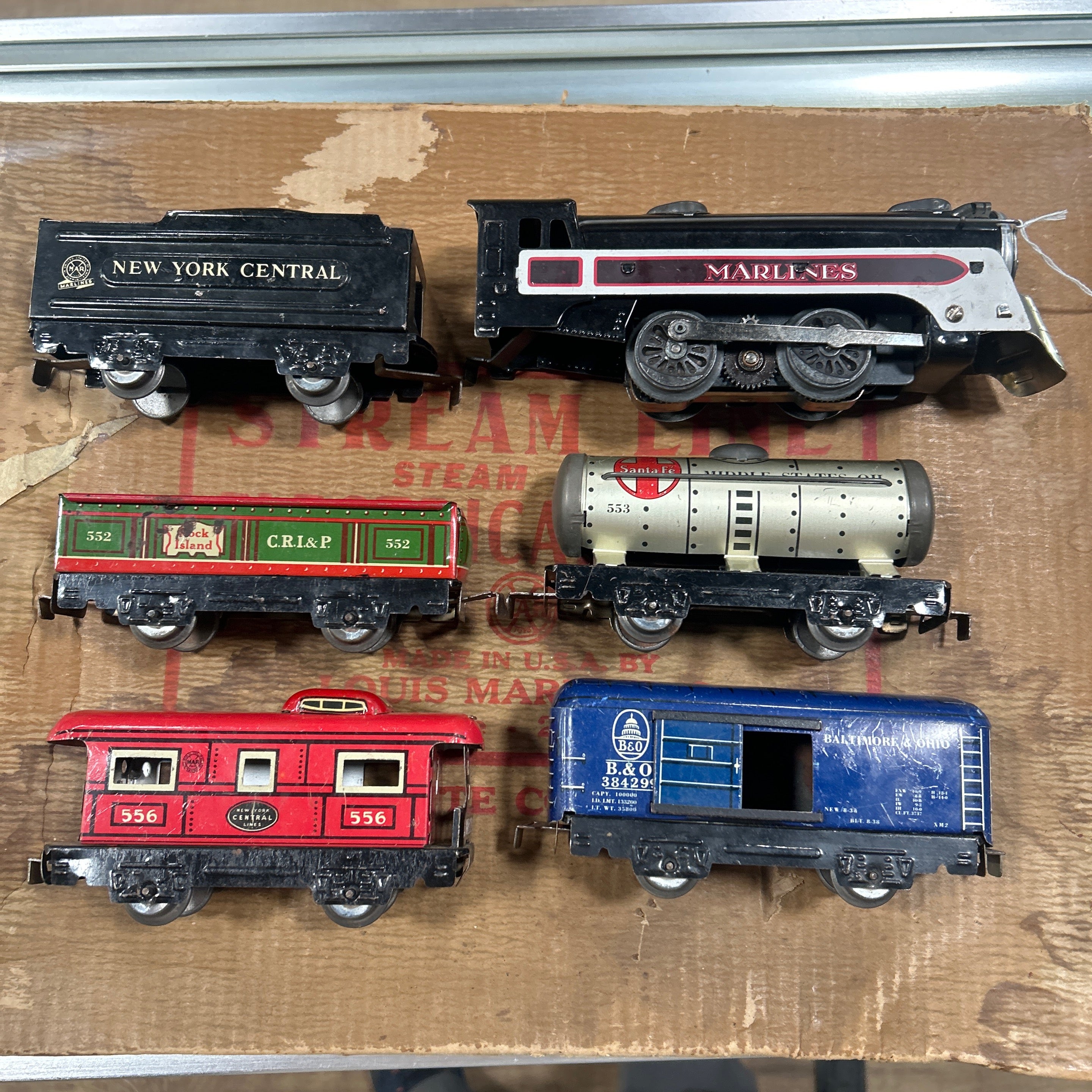 Marx 1234 Marlines Set with Original Box | East Main Trains