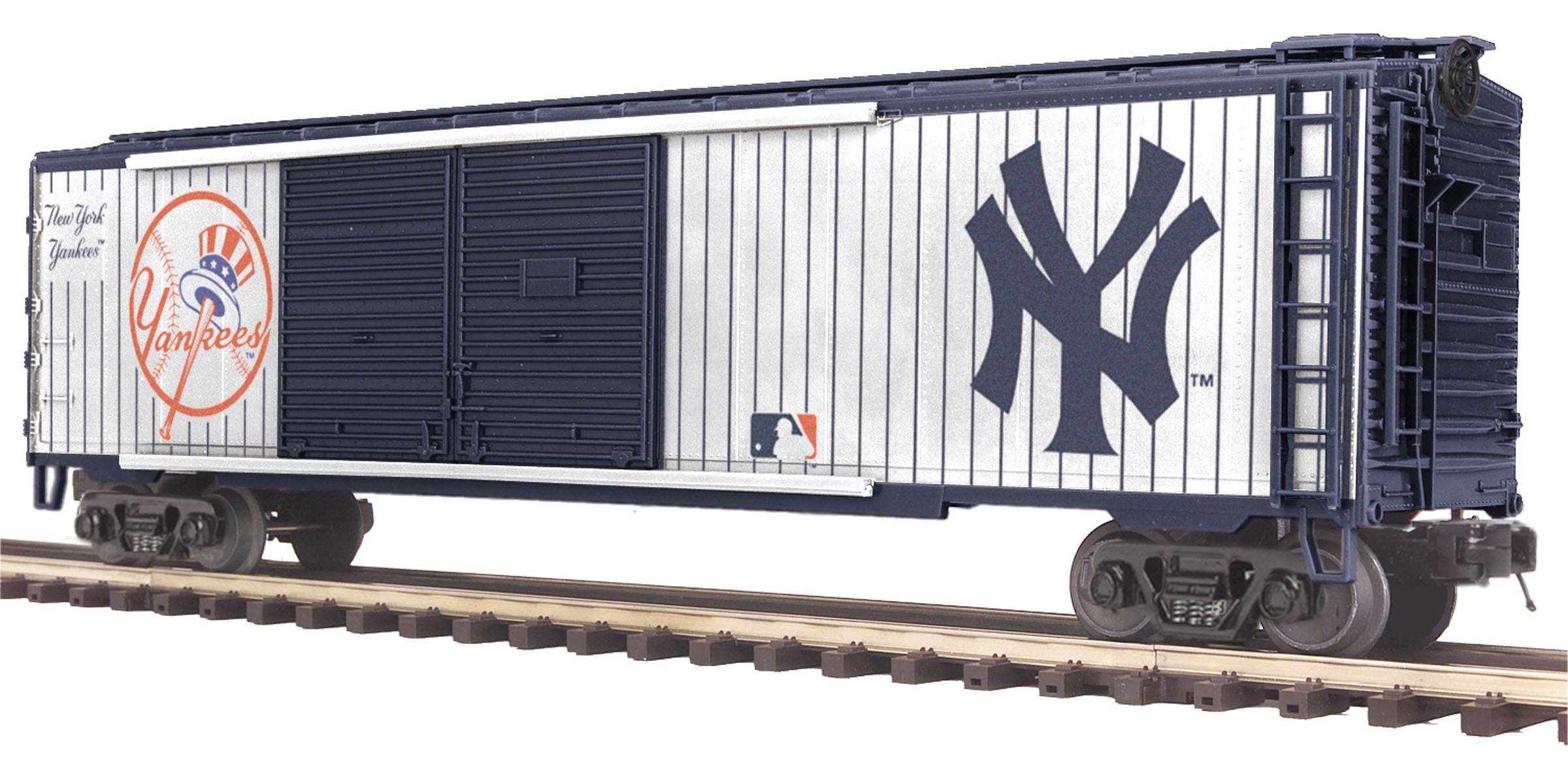 MTH 20-93258 MLB NY Yankees 50' DBL Door Box | East Main Trains