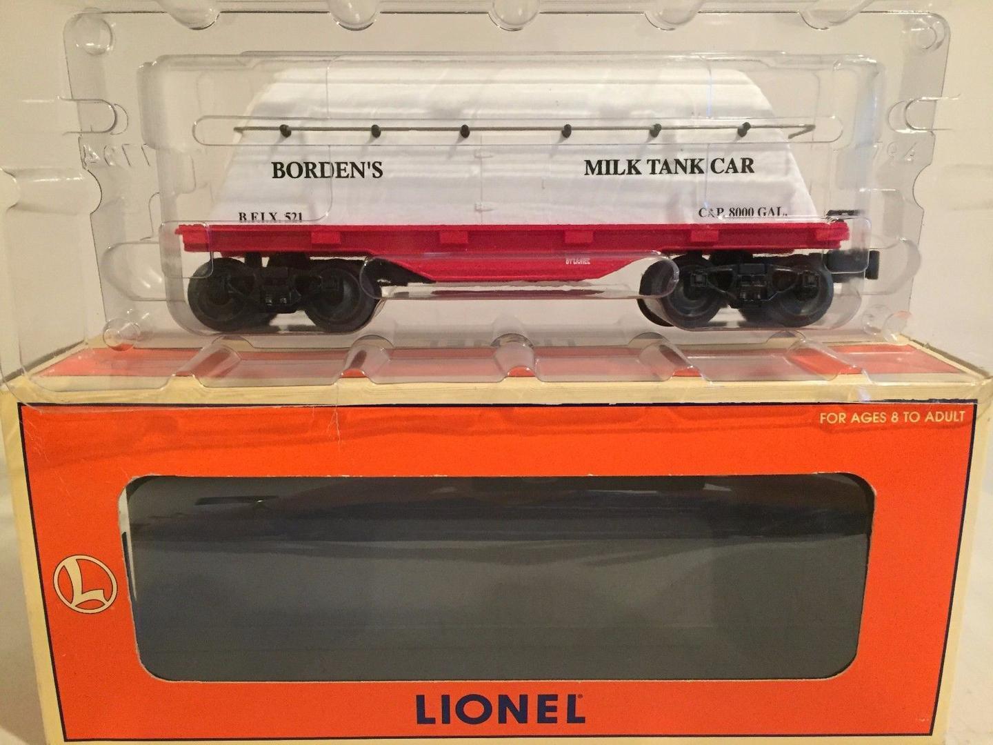 LNL 6-19479 Lionel Borden's Milk Tank Transport Car | East Main Trains