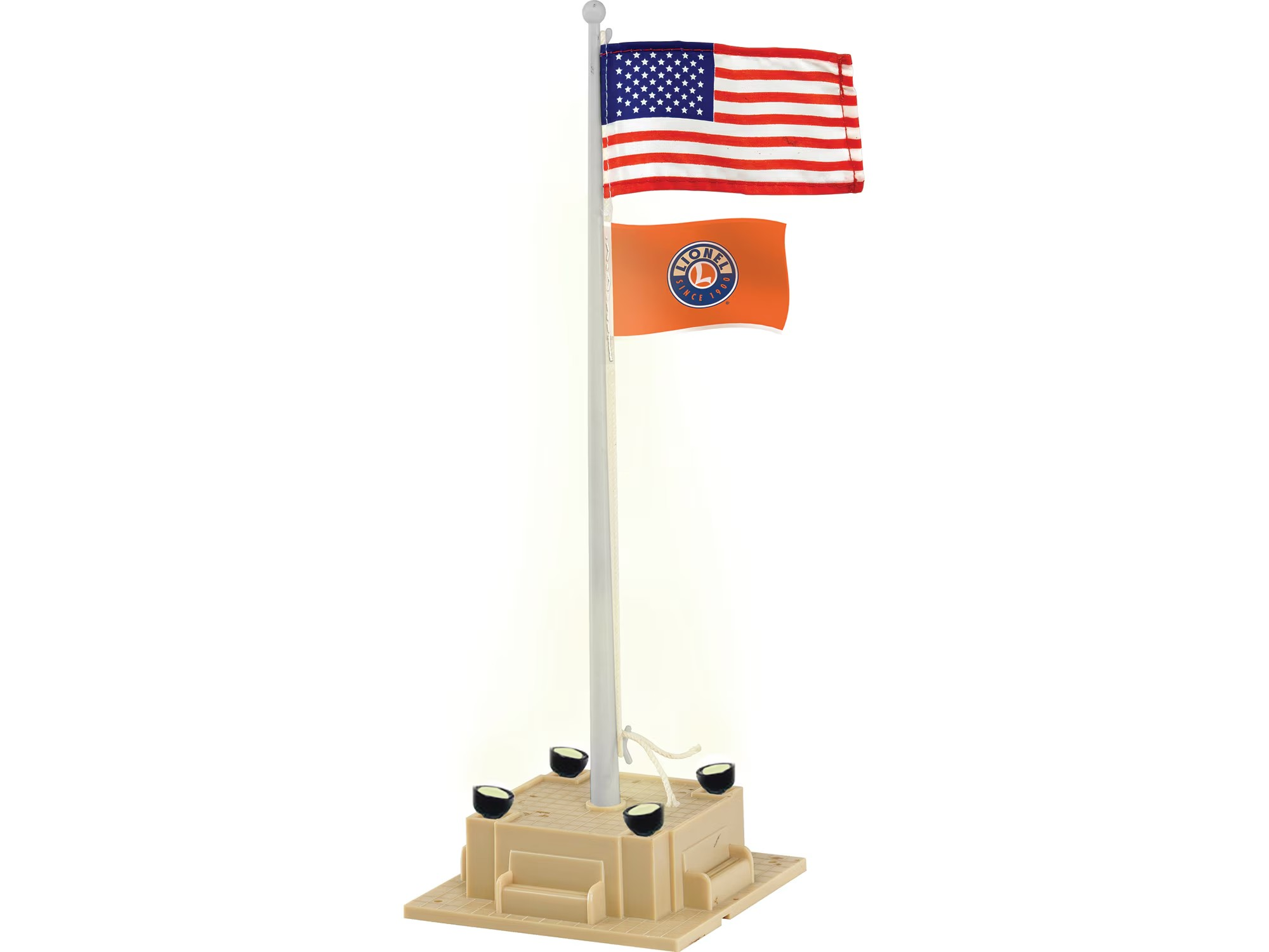 Lionel 6-84307 Lionel Illuminated Flagpole with flag | East Main Trains
