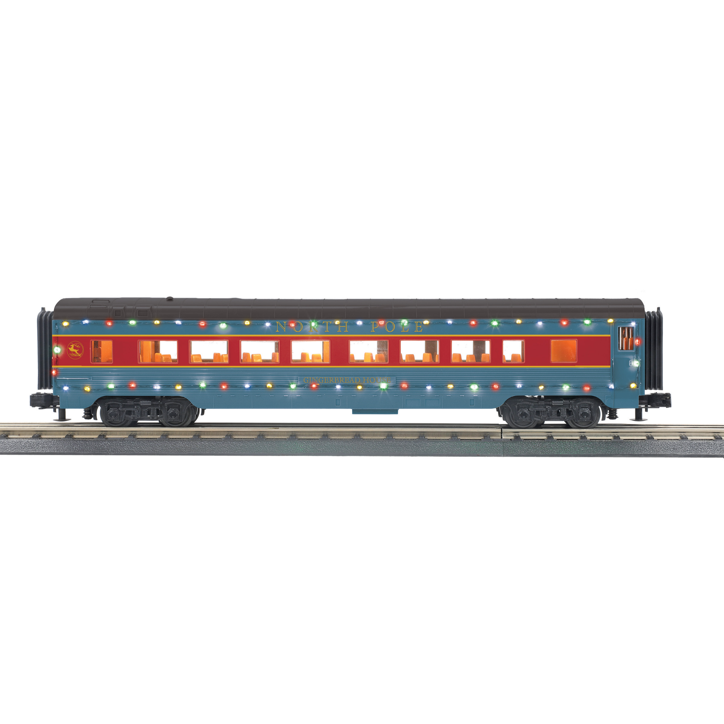 MTH 30-68272 Coach Car w/ LED Lights - North Pole | East Main Trains