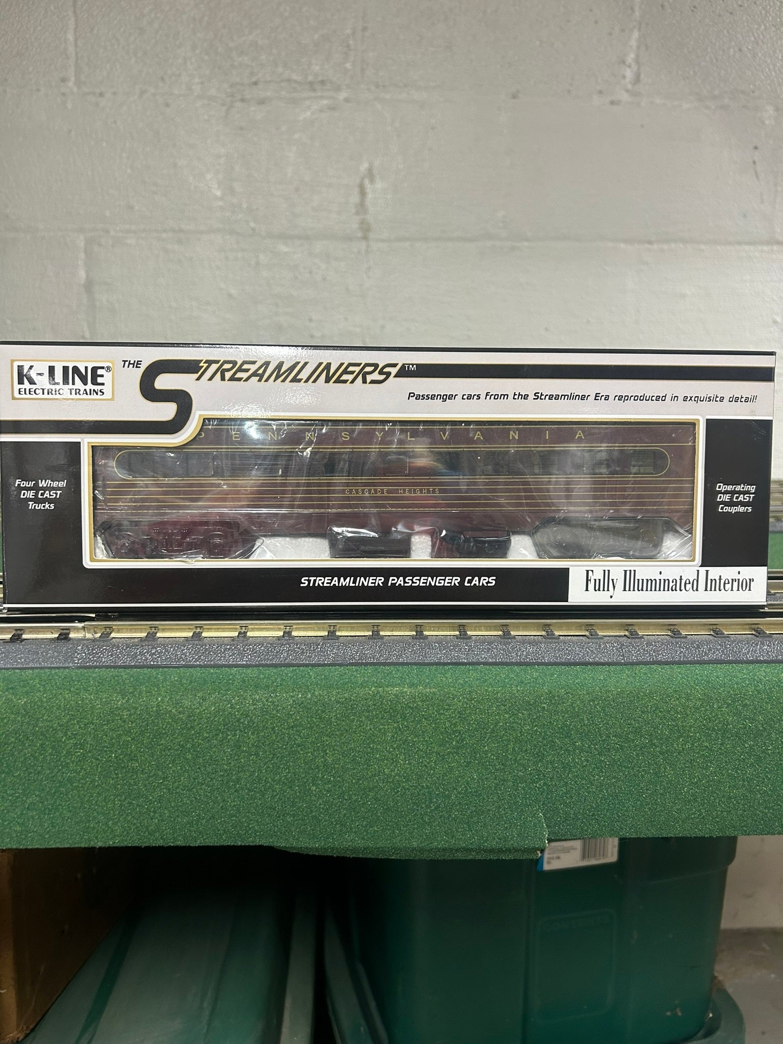 KLine 4580 K-Line PRR Fleet of 4 Passenger Cars | East Main Trains