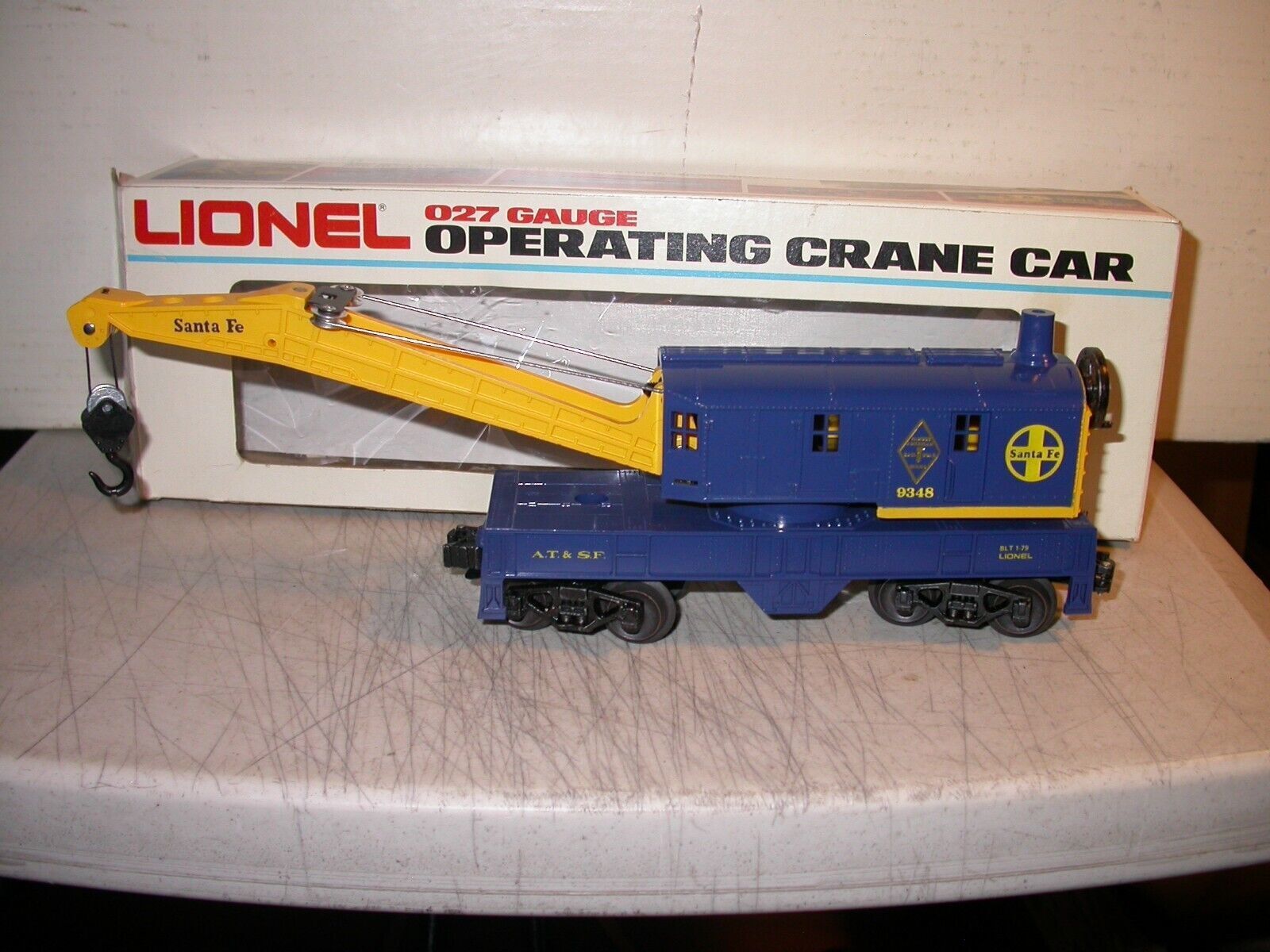 Lionel 6 9348 Atsf Santa Fe Crane Car 9348 East Main Trains